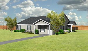 Duplex house plans with 2 bedrooms per unit | PlanSource, Inc